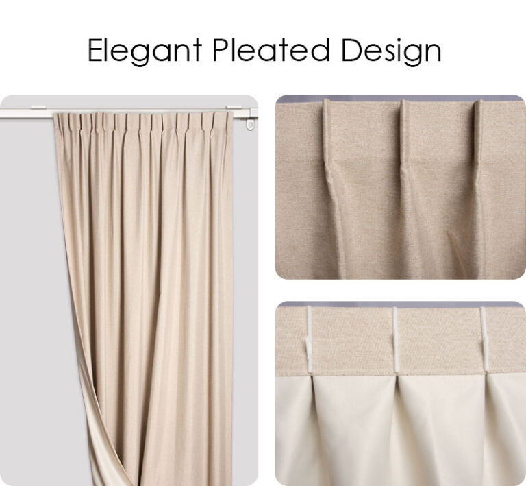 Inherent Flame Retardant Curtain with Sliding Hook – Classic Hook Style ...
